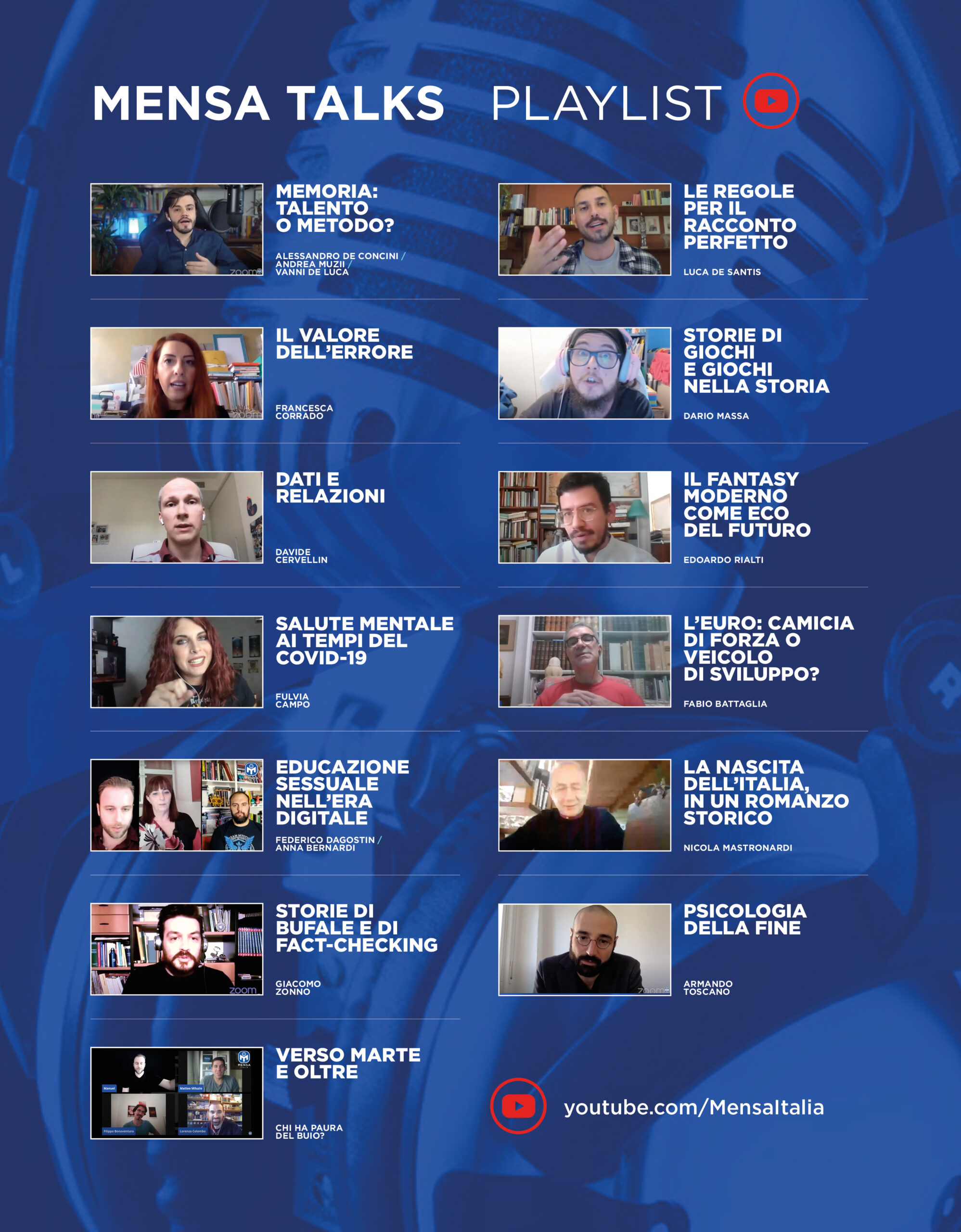 Mensa Talk - play list - Mensa Italia - The High I.Q. Society