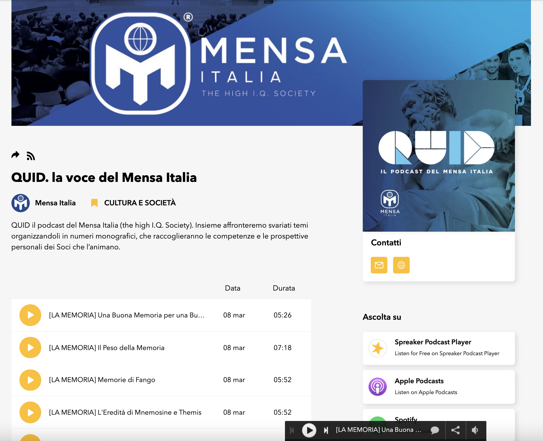 HOME - Mensa Italia - The High I.Q. Society